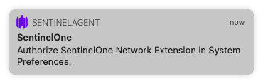 SEM - SentinelOne | Authorizing the Network Extension for MacOS in ...